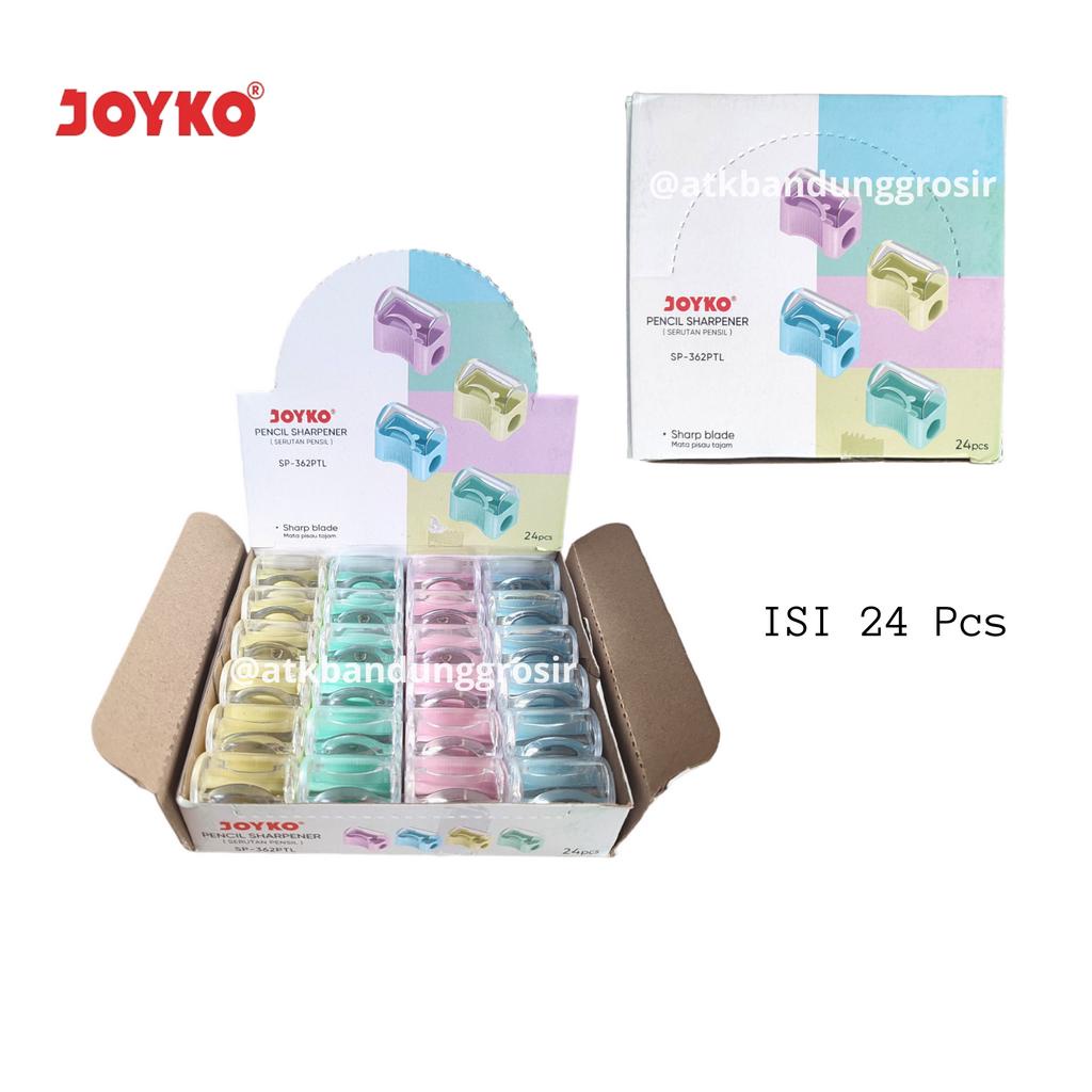 Jual Rautan Sharpener Joyko Sp 362 PTL Serutan Roti Warna PASTEL Jual ...