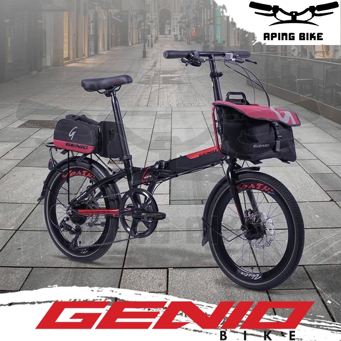 Jual Sepeda Genio Vesta 1.0 20 Sepeda Lipat Dewasa Folding Bike 20 Inch | Shopee Indonesia