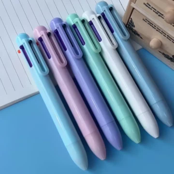 Jual OSM JKT S5979 Pulpen Warna Mekanik Pastel Color / 6 In 1 Warna ...