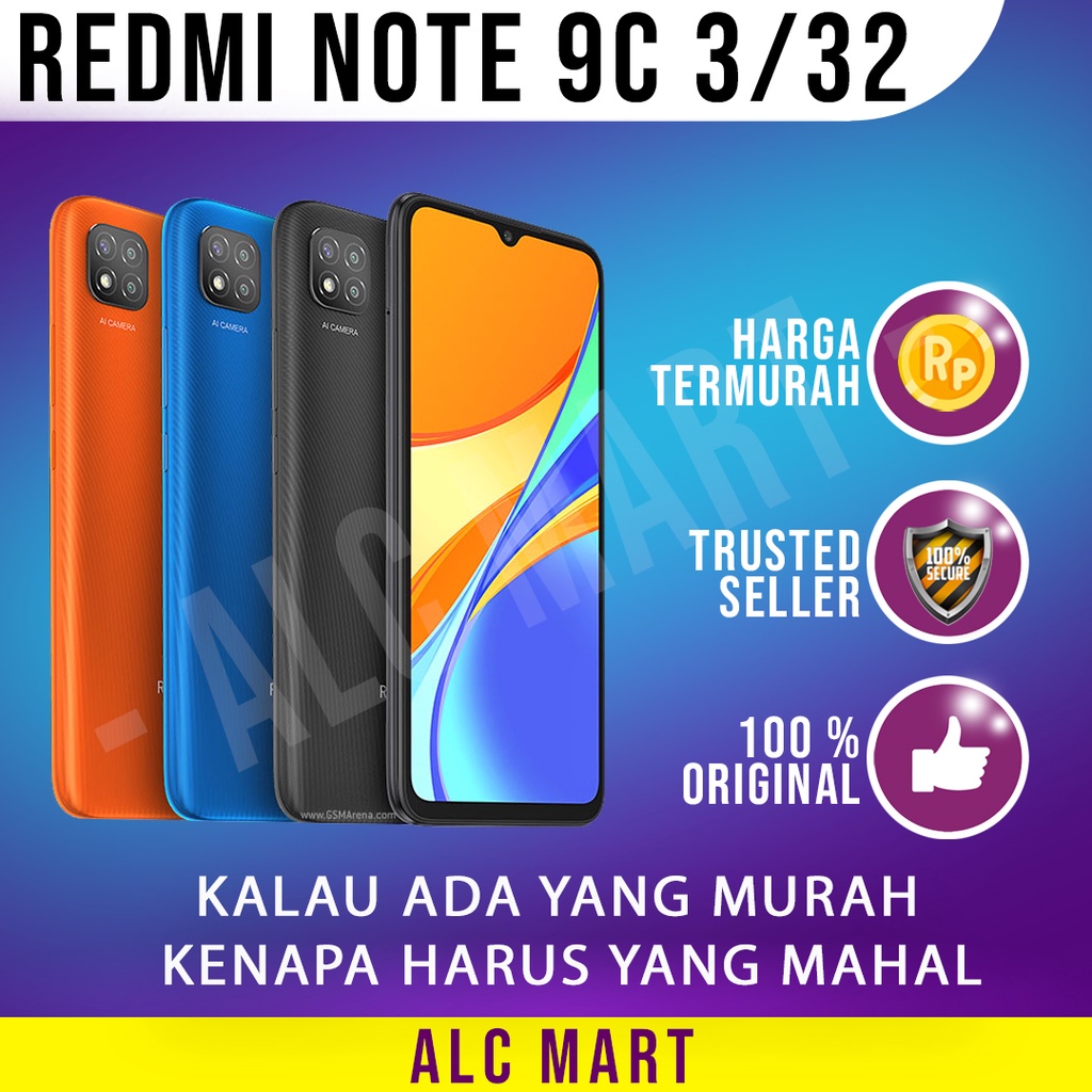Jual Xiaomi Redmi 9c 3/32 - Garansi Resmi TAM (No Repack Layak Jual ...