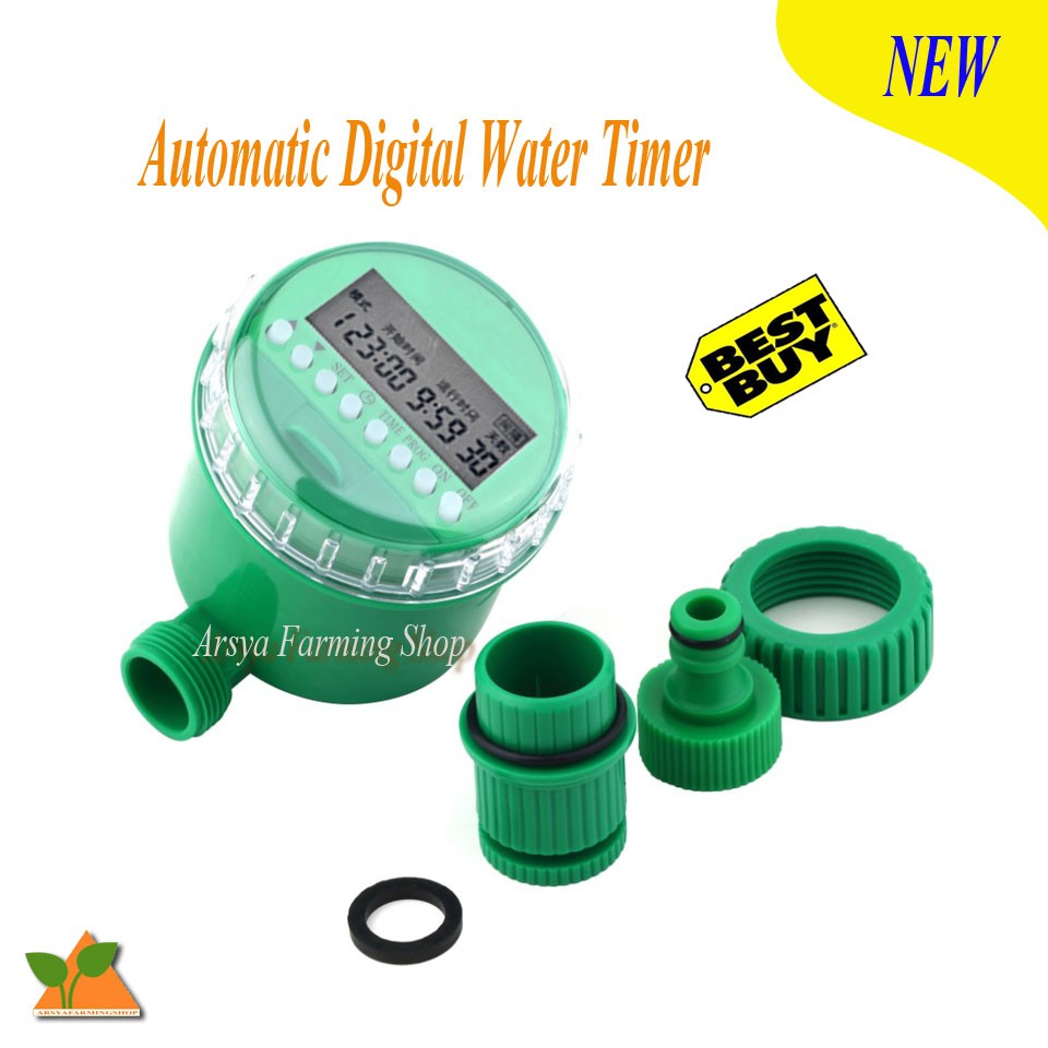 Jual Automatic Digital Irrigation Water Timer / Stop Kran Air Otomatis ...