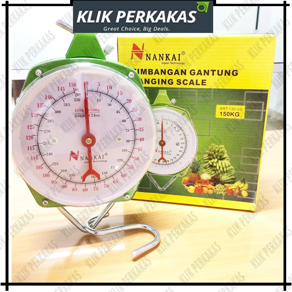 Jual NANKAI Timbangan Gantung Besi 25Kg/50KG/100KG/150KG | Shopee Indonesia