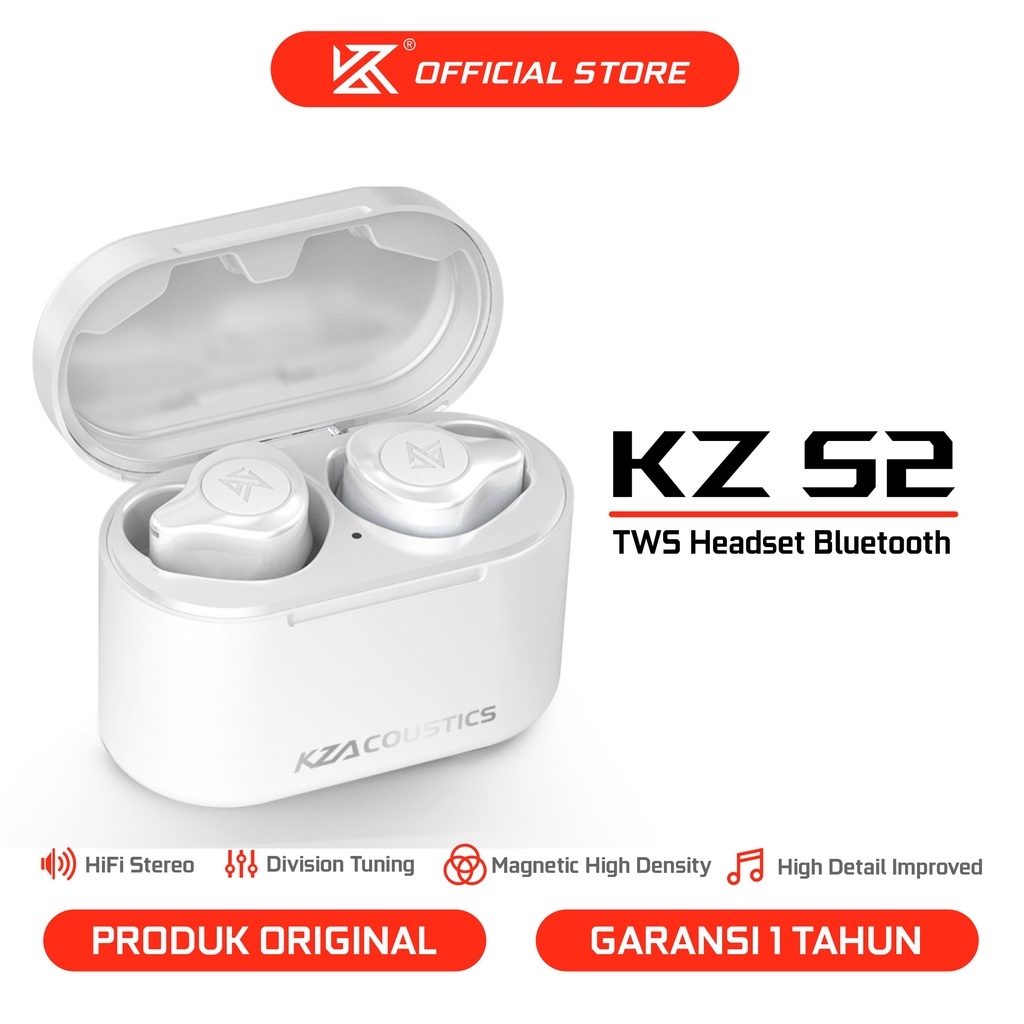 Jual [KZ Official Store] KZ S2 Knowledge Zenith Hybrid TWS Headset ...