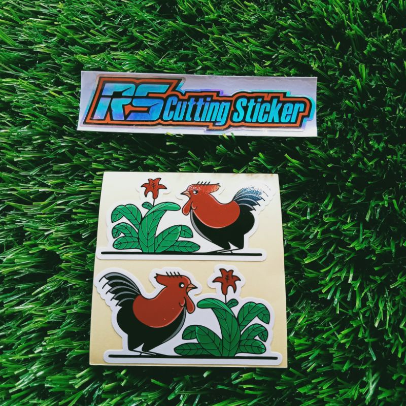 Jual sticker printcut ayam jago | Shopee Indonesia