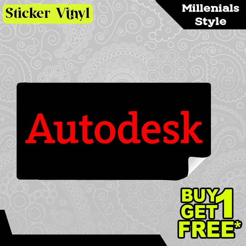Jual Stiker Sticker AutoDesk Aplikasi Edit Gambar Tiga Dimensi Desain ...