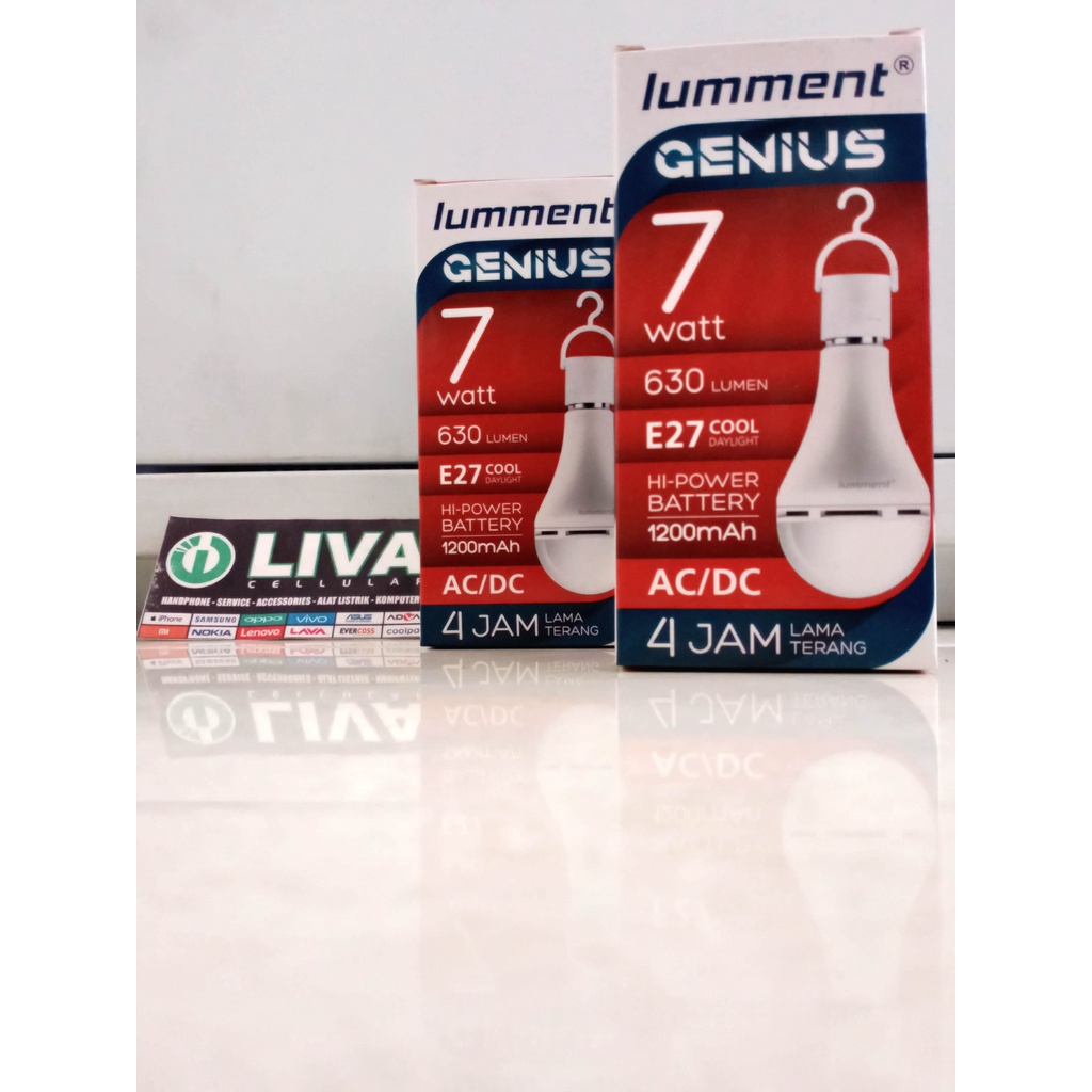 Jual Lampu Led Emergency - Lumment Genius 7 Watt | Shopee Indonesia