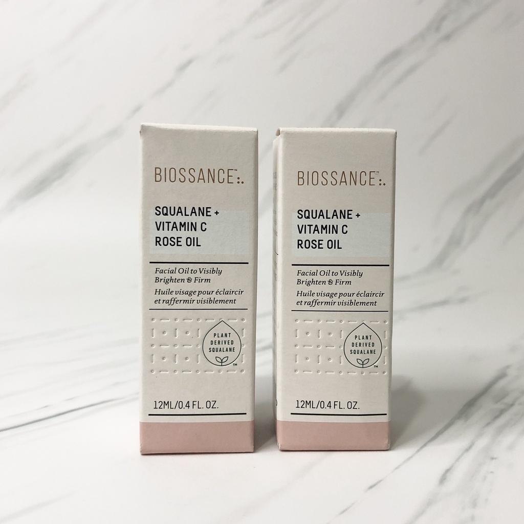 Jual BIGGER SIZE 12 ml Biossance Squalane Vitamin C Pink Rose Firming ...