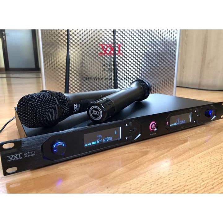 Jual VXT ACT 911 ACT-911 ACT911 Wireless Microphone Original Dual Handle | Shopee Indonesia