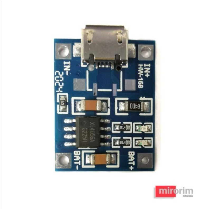 Jual TP4056 Micro USB Battery Charger Module Modul Cas Batere Baterai ...