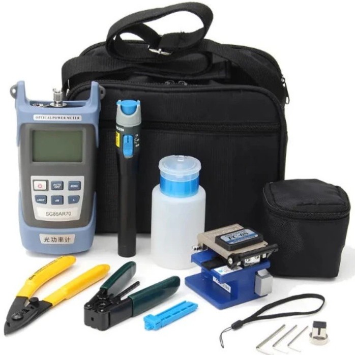Jual 1 Set FTTH Tool Kit SET Lengkap OPM VFL Cleaver FO Fiber Optic ...