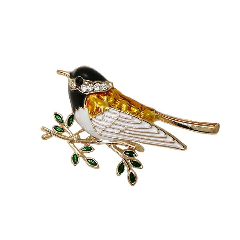 Jual bros burung nuri (yellow) nuri bird brooch | Shopee Indonesia