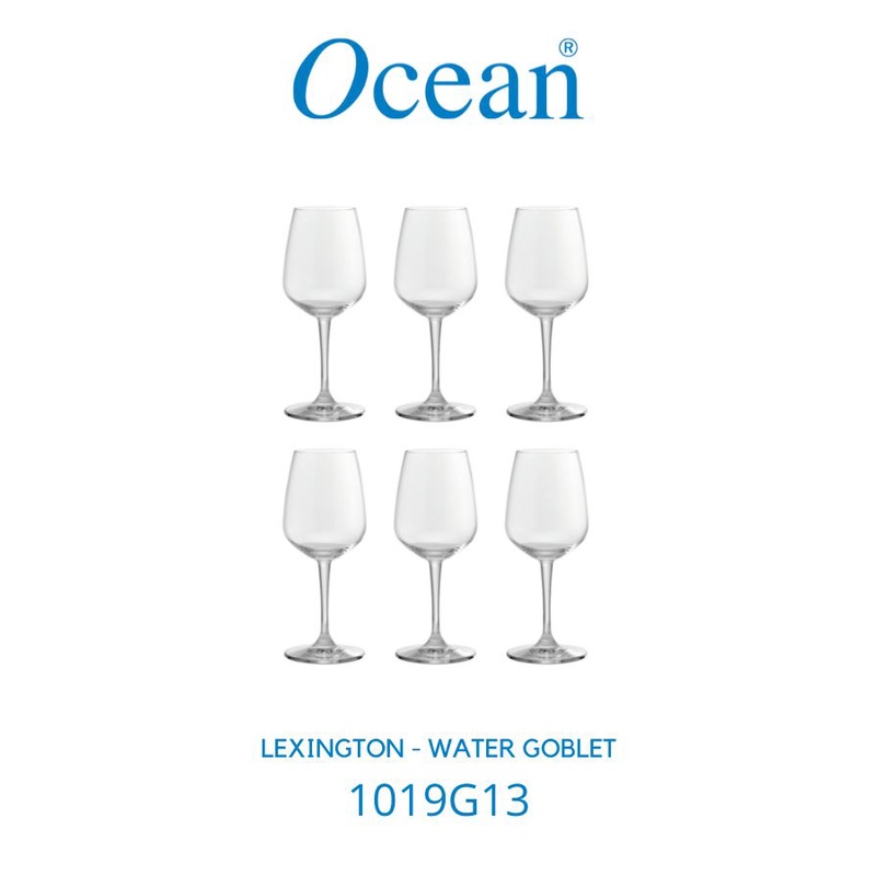 Jual OCEAN GLASS - LEXINGTON WATER GOBLET 13 OZ ( 370 ML ) | Shopee ...