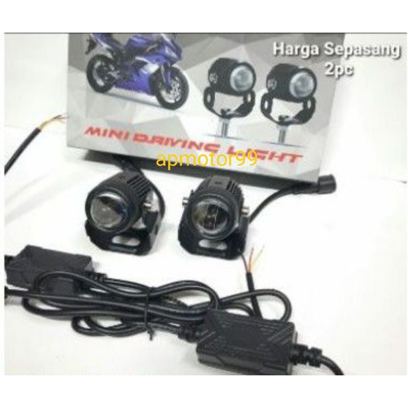 Jual lampu tembak mini driving nyala kuning dan putih nmax aerox pcx ...