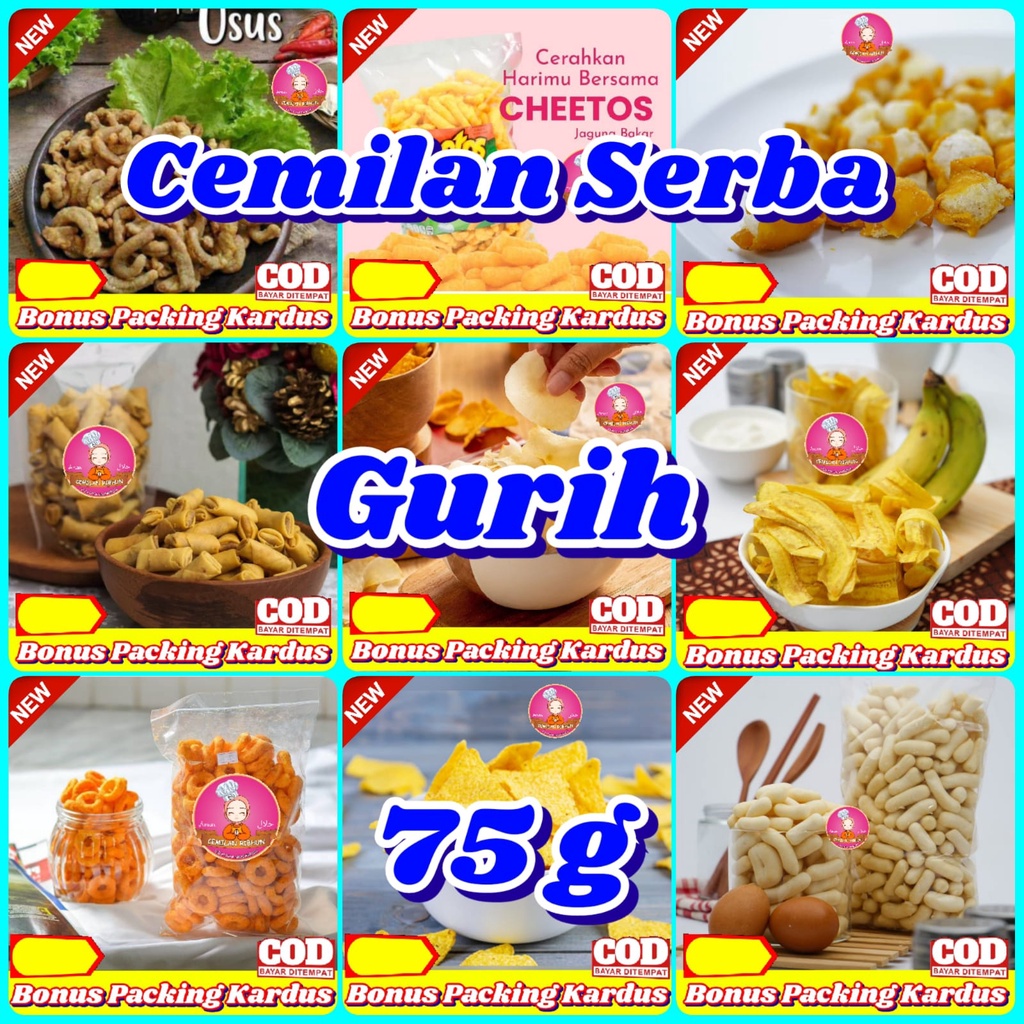 Jual Serba Gurih 75gram / Aneka Makanan Ringan - Divaraz Snack jajanan ...
