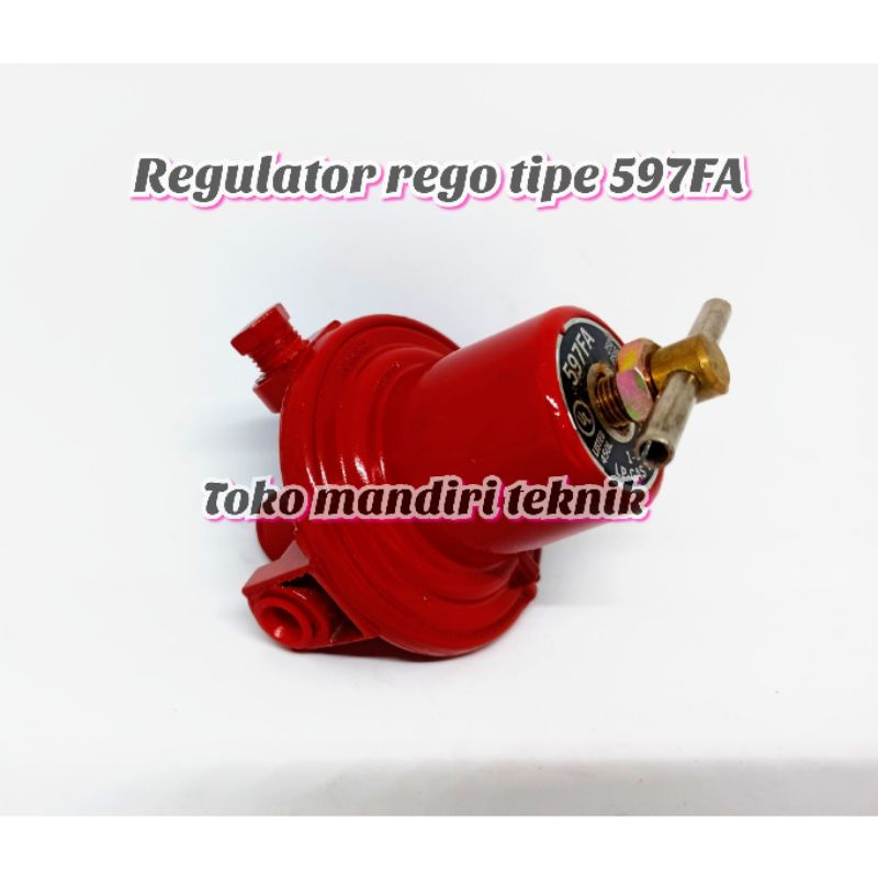 Jual Regulator instalasi Gas merk Rego tipe 597FA | Shopee Indonesia