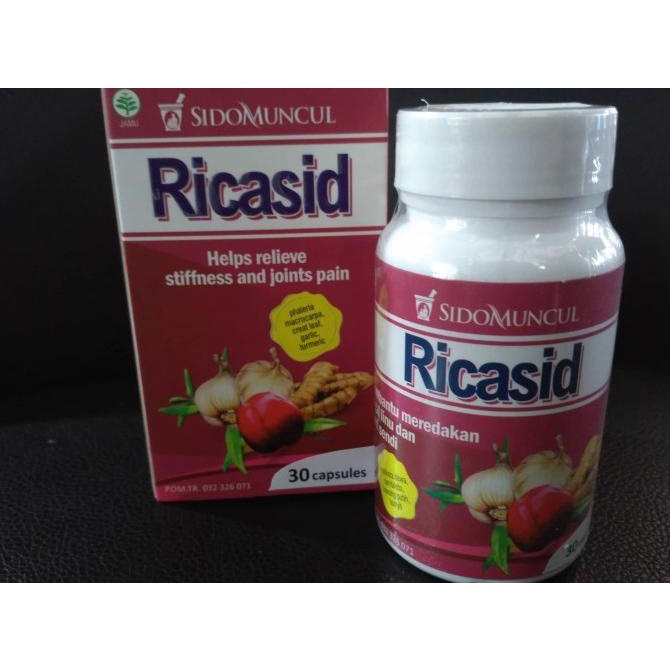 Jual OBAT HERBAL SIDO MUNCUL- RICASID (Asam Urat, Pegal Linu, Nyeri ...