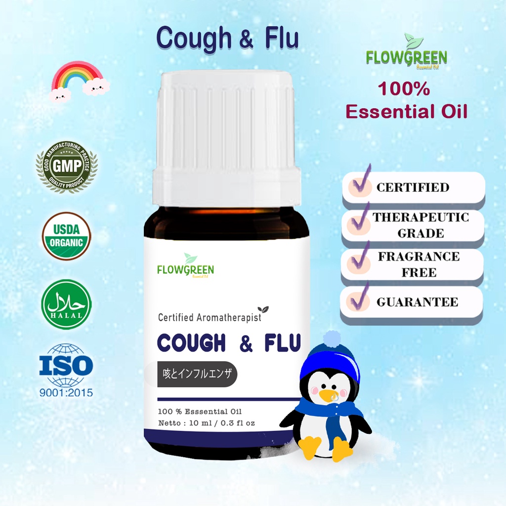 Jual FLOWGREEN ESSENTIAL OIL COUGH & FLU BLEND AROMATERAPI DIFFUSER ...