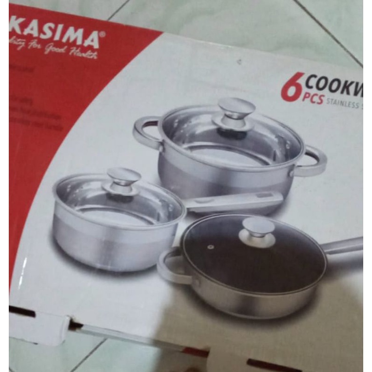 Jual Hakasima Cookware set 6pcs (SECOND) | Shopee Indonesia