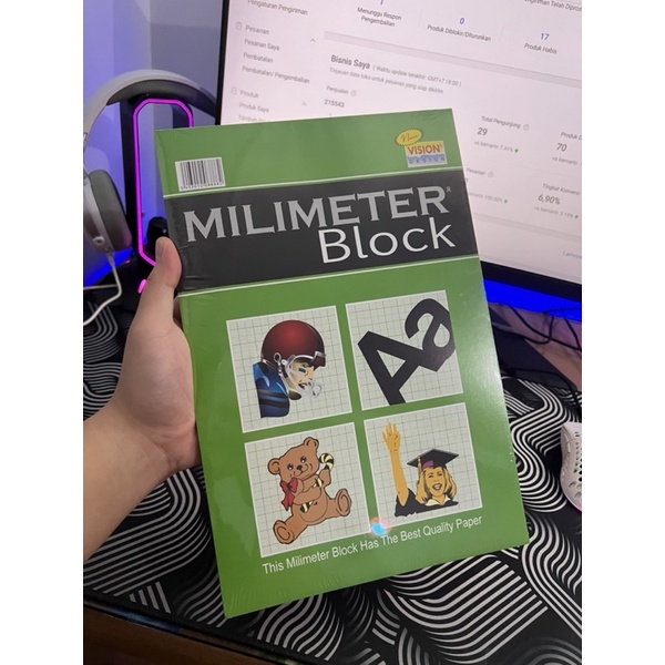 Jual MILIMETER BLOCK HARGA PER SATU BUKU | Shopee Indonesia
