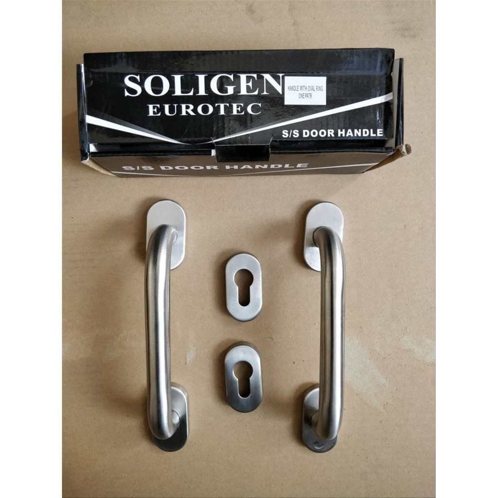Jual Pull Handle Minimalis Gagang Pintu Aluminium Kayu Garasi Soligen ...