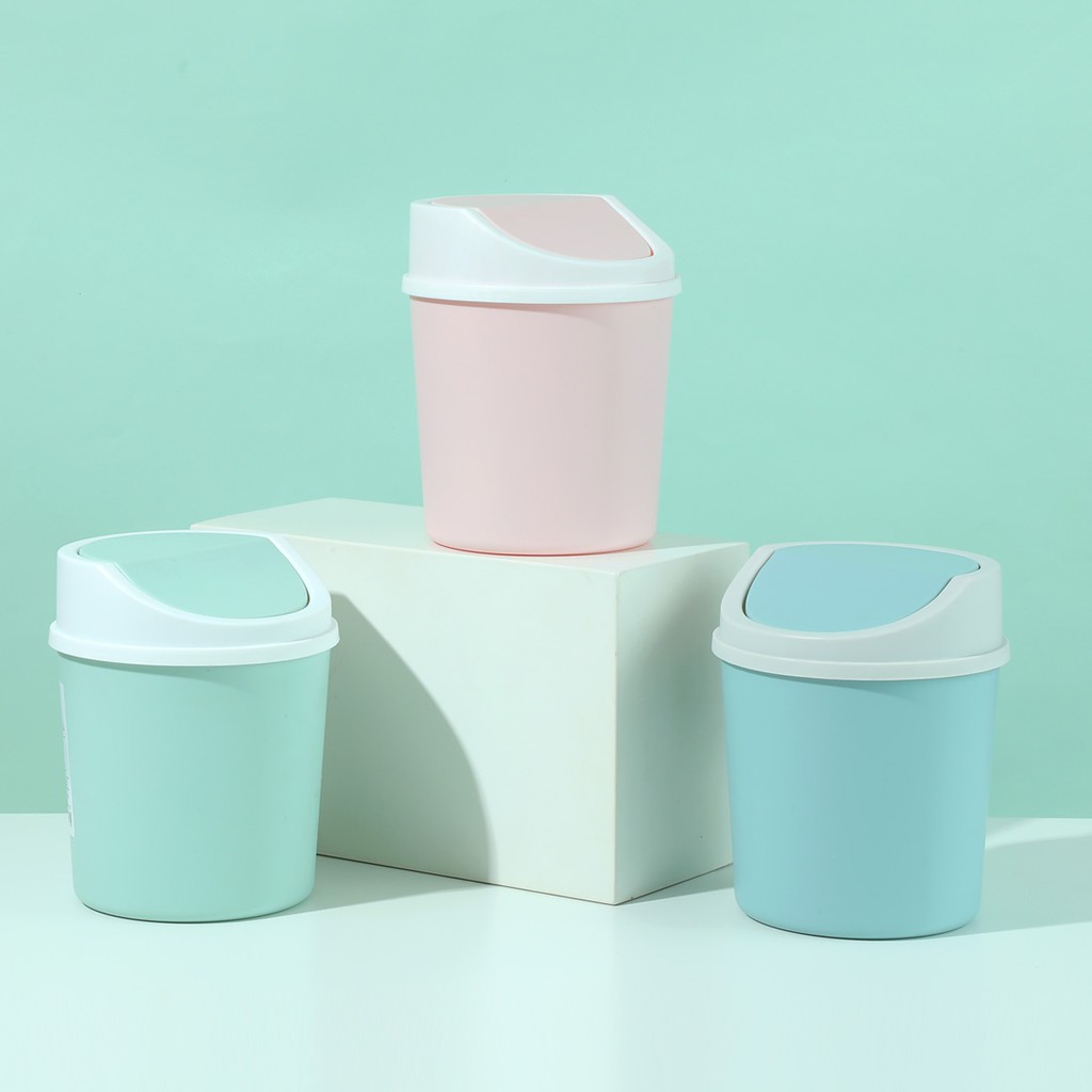 Jual MINISO Tempat Sampah Meja Kecil Mini Waste Bin Trash Bin Can ...