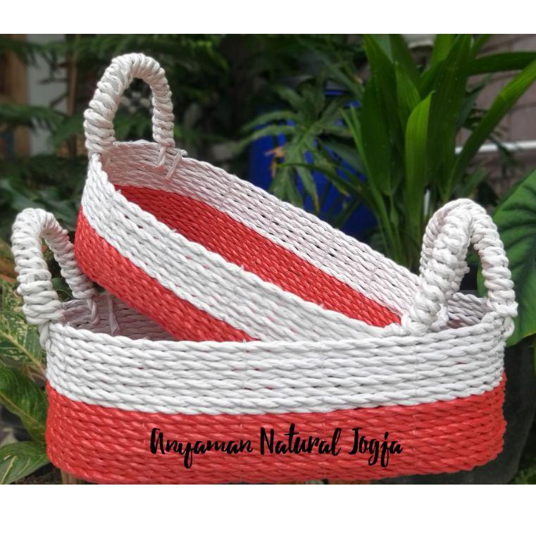 Jual Tempat Toples Anyaman Keranjanganyaman Tray Keranjang Toples