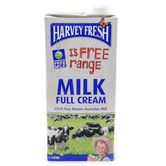 Jual HARVEY FRESH FULL CREAM MILK UHT 1L | Shopee Indonesia