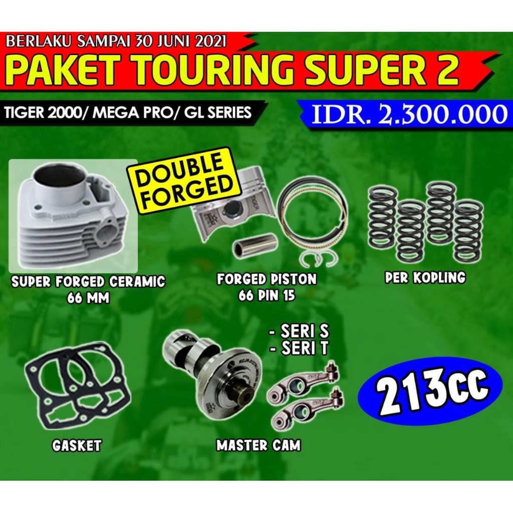 Jual PAKET TOURING SUPER 2 TIGER 2000/MEGA PRO/GL SERIES | Shopee Indonesia