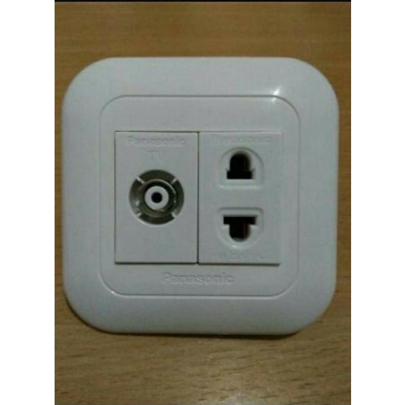 Jual panasonic soket tv plus stop kontak universal panasonic | Shopee ...