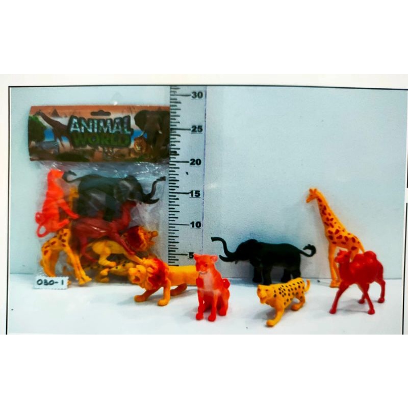 Jual MAINAN ANAK BINATANG HEWAN WILD ANIMAL Binatang karet KANTONG ...