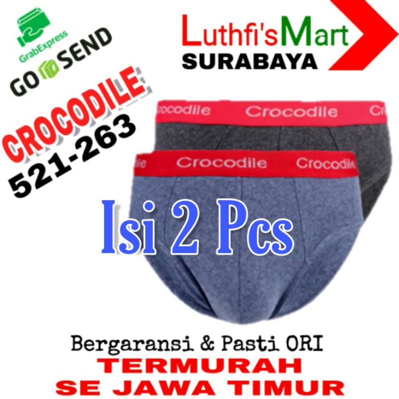 Jual LUMA- Celana Dalam Pria ISI 2 CROCODILE 521-263 Isi 2 Pcs Sempak ...