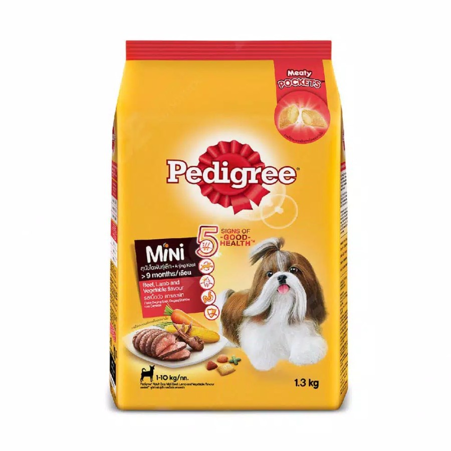 Jual Pedigree Small Breed Beef 1.3kg ( Fresh Pack ) | Shopee Indonesia
