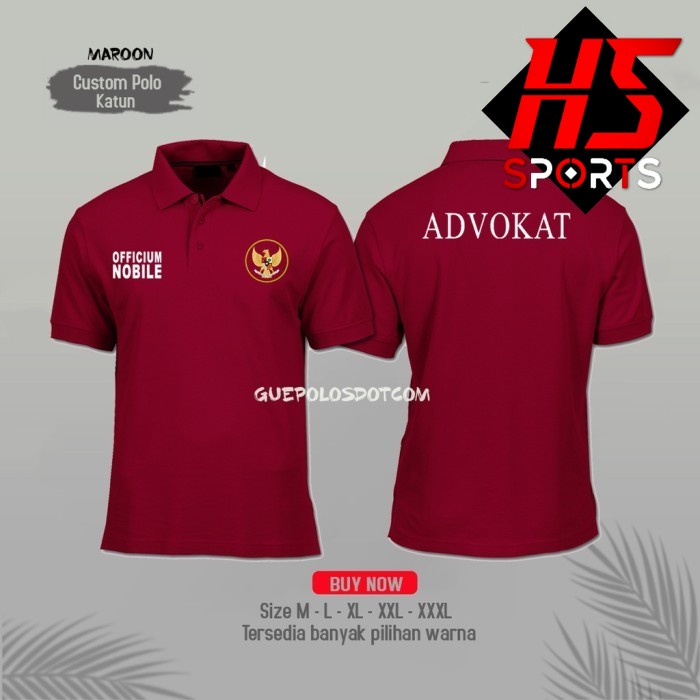 Jual Poloshirt - Kaos Polo Kerah Advokat - BAJU kerah Advokat POLO ...