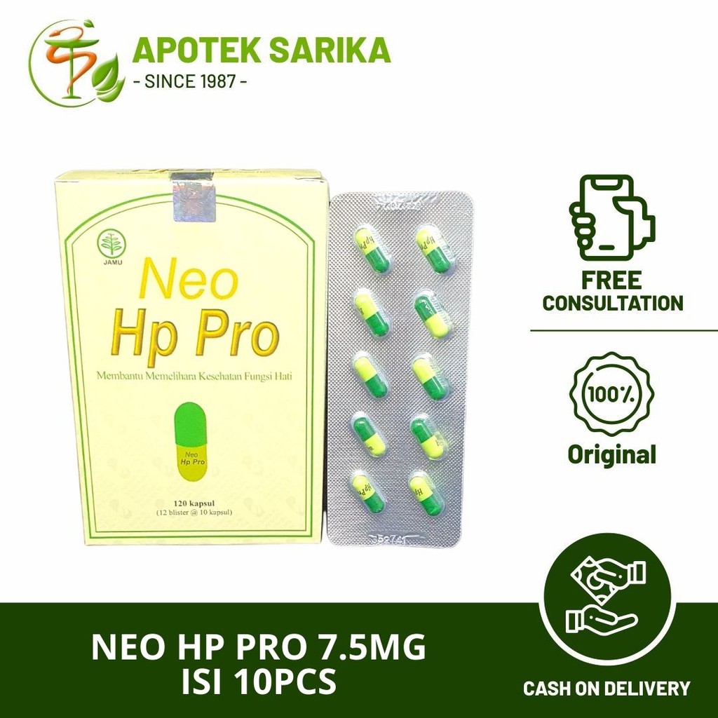 Jual Neo Hp Pro 7.5mg 1 strip isi 10pcs (untuk memelihara fungsi ...