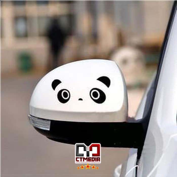 Jual Stiker Spion Mobil Mata Panda Siluet - Car Decal Sticker | Shopee ...