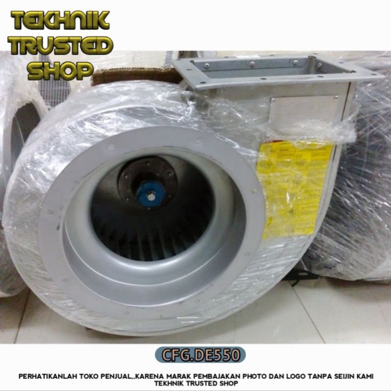 Jual Centrifugal blower hisap CFG DE550 7500 watt 380volt Exhaust fan ...