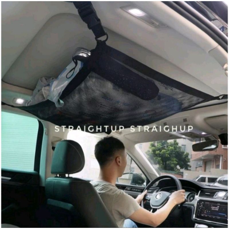 Jual kantong jaring penyimpanan atap interior mobil/aksesoris | Shopee ...