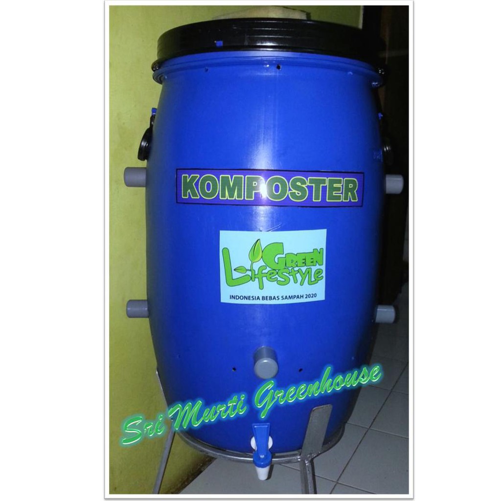 Jual Tong Komposter Penghasil Pupuk Cair Organik Dan Kompos | Shopee ...