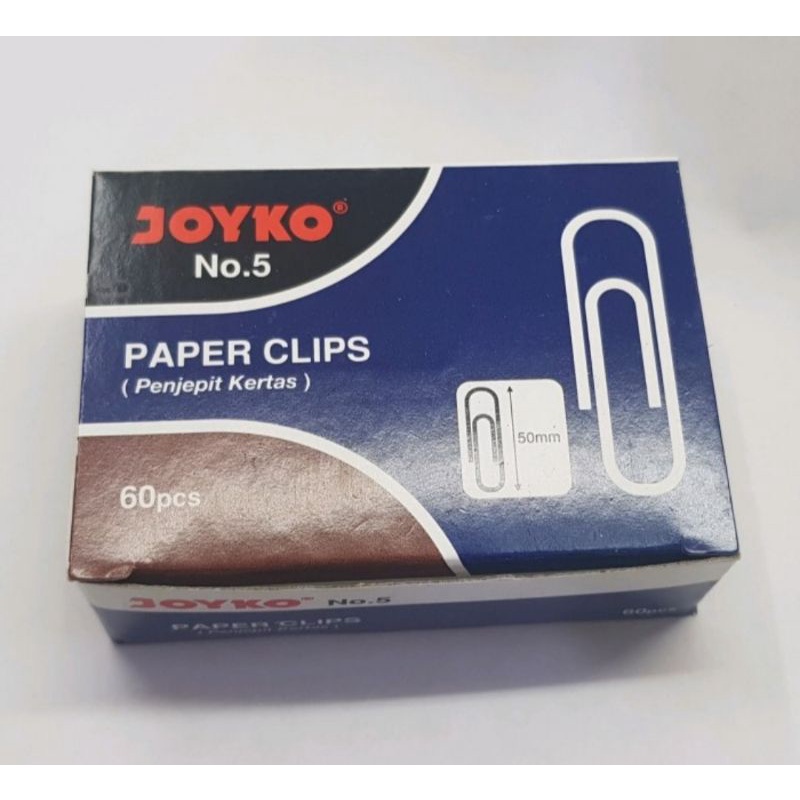 Jual Trigonal Clip / Paper Clip No 5 Joyco Besar | Shopee Indonesia