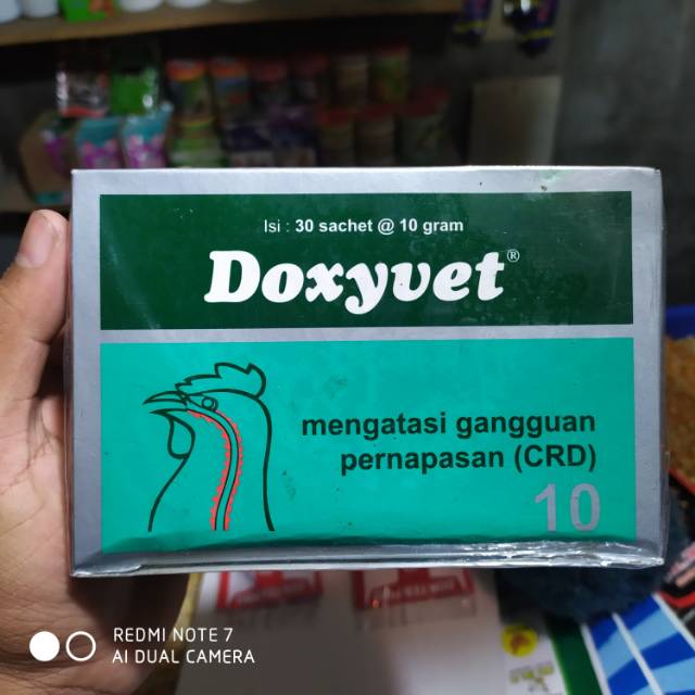 Jual Doxyvet @ 10 gram 1 Box Isi 30 Sachet Obat Untuk Ayam Sakit Snot ...