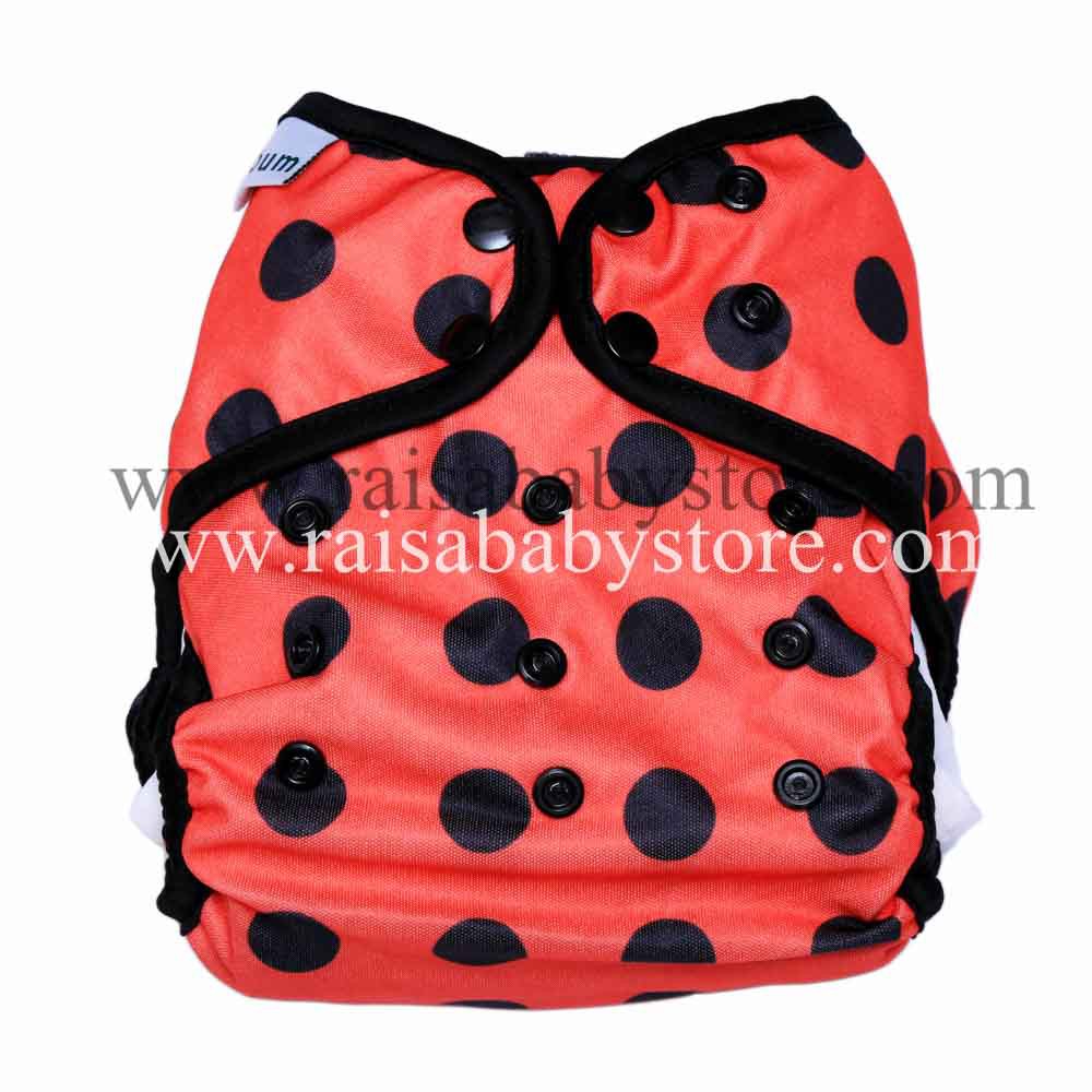 Jual Ecobum Universal Cover Prefold Red Bug Clodi Popok Bayi Model ...