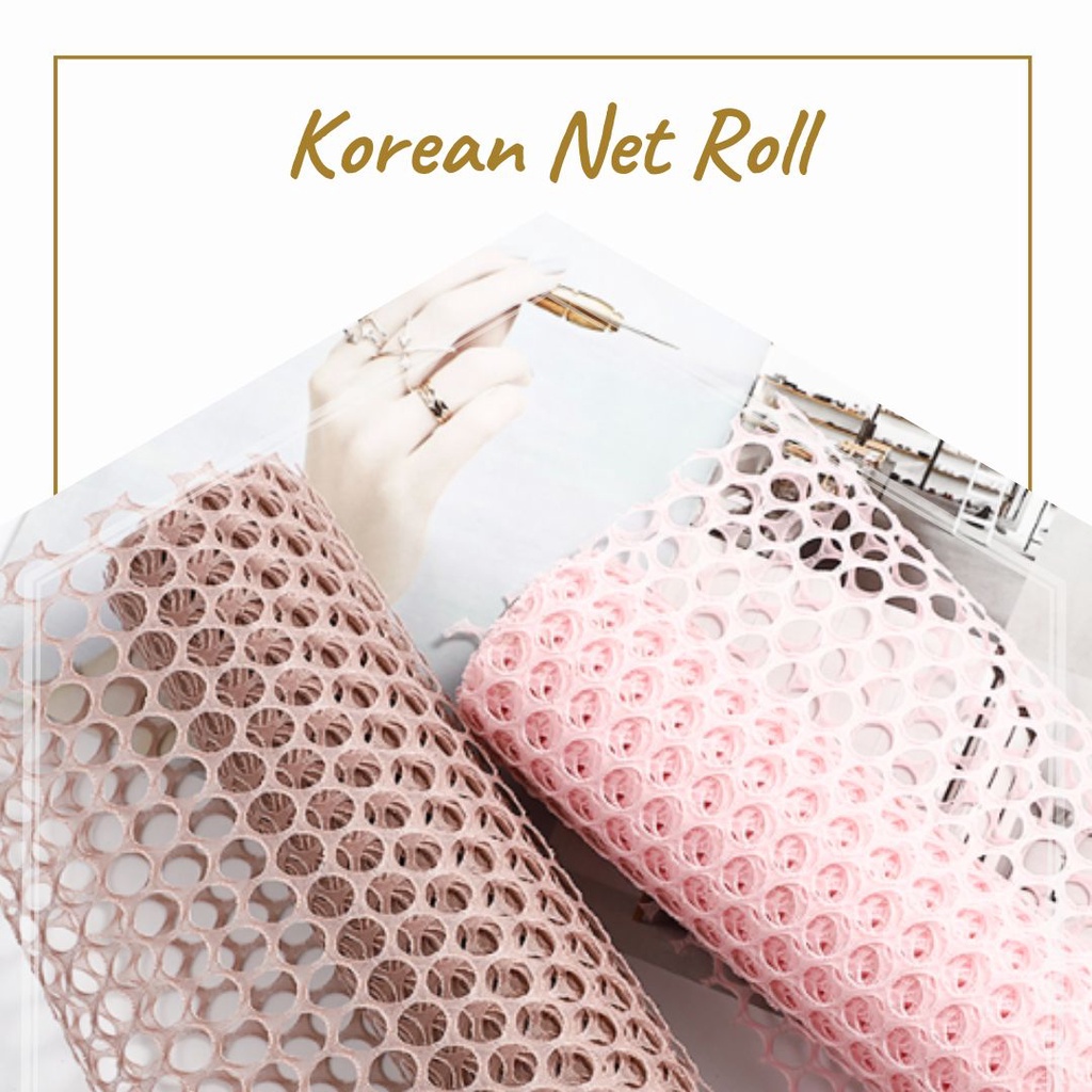 Jual KOREAN NET ROLL / CELLOPHANE (KERTAS KADO / KERTAS BUKET / KERTAS ...