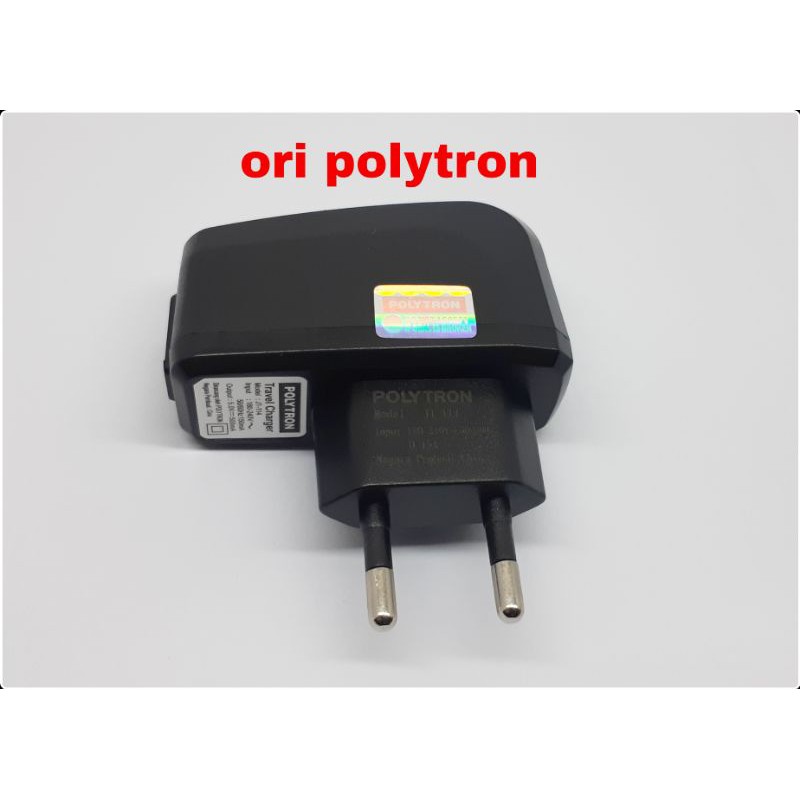 Jual Adaptor Usb Hitam Polytron. Power Supplay 5.0 Volt. Charger hp ...