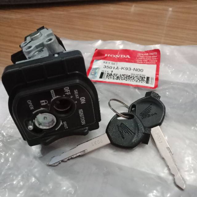 Jual KEY SET KUNCI KONTAK ASSY K93 NEW SCOOPY FI ESP LED RING 12 2017 ...