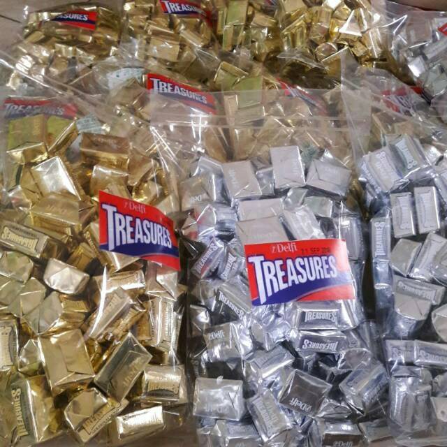 Jual [500gr] DELFI Treasure Almond / Treasure Cookies Cream / Treasure ...
