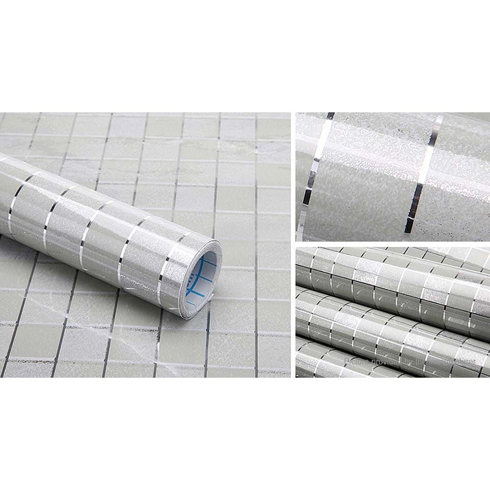 Jual Stiker dapur mozaic anti minyak 45 cm x 1 meter | Shopee Indonesia