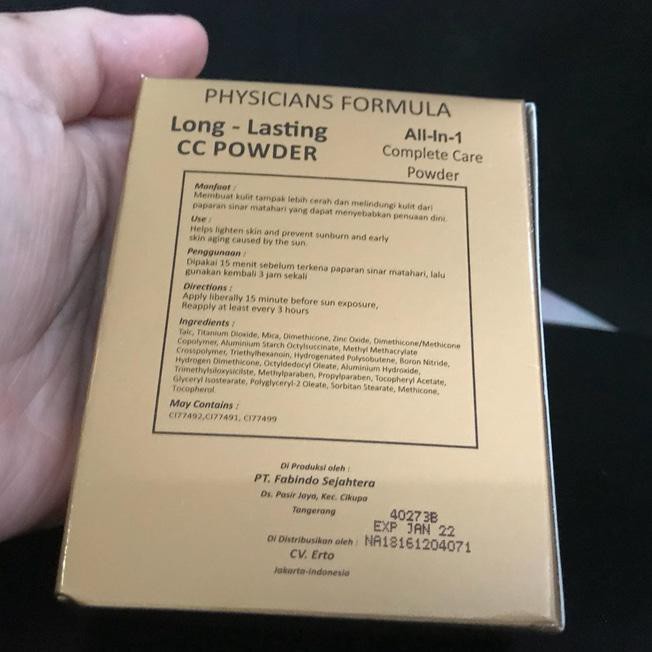 Jual Glutacol Gold Cc Powder - Bedak Glutacol Gold Cc Powder Original ...