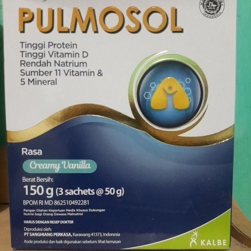 Jual susu pulmasol tinggi protein dan vit d isi 150gram(3 sachet@50gram ...