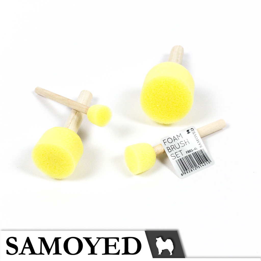 Jual Kuas Busa Spons Bulat / Lingkaran / Foam / Sponge Round / Circle ...