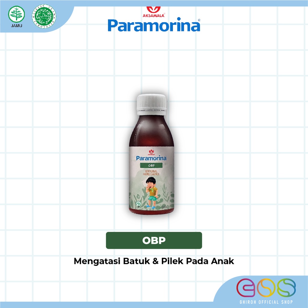Jual PARAMORINA OBP 100 ML (Atasi Batuk & Pilek Pada Anak) | Shopee ...